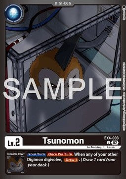 Tsunomon (EX4-003) - Premium Bandai Products (Alternative Art) [PB-XX- – El Duelista